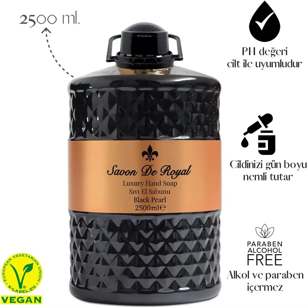 Savon De Royal Sıvı Sabun Pearl Siyah 2.5 L | Ofix
